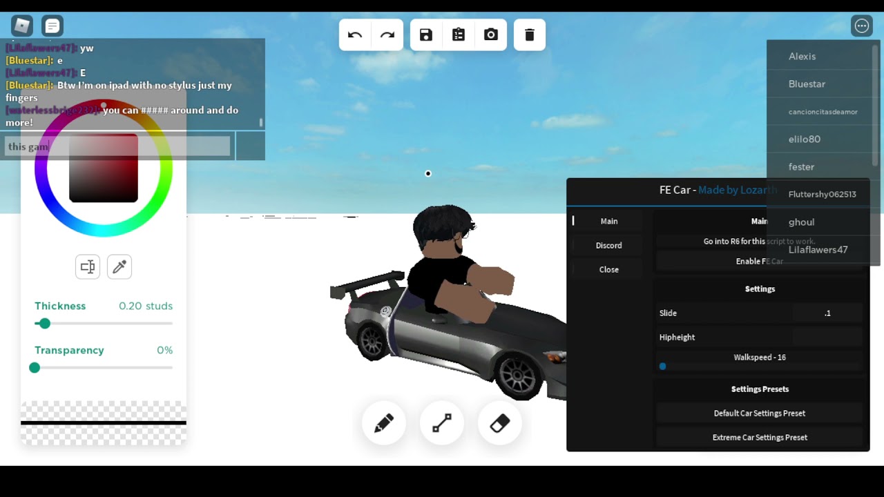 FE car script! - YouTube