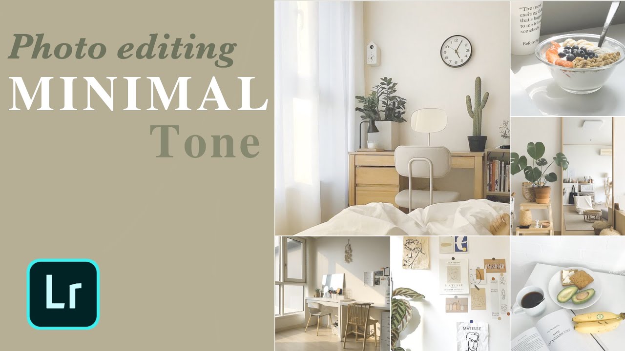 สอนแต่งรูปโทนมินิมอล คุมโทน IG ด้วย Lightroom | Minimal Tone - YouTube