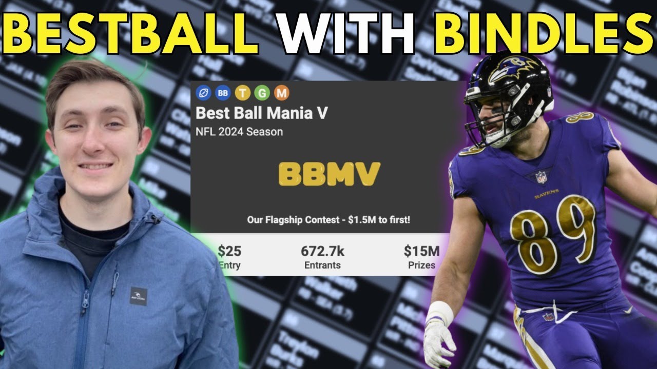HOW TO WIN BEST BALL MANIA 5 W/ PAUL PATTERSON | 2024 Fantasy Football ...