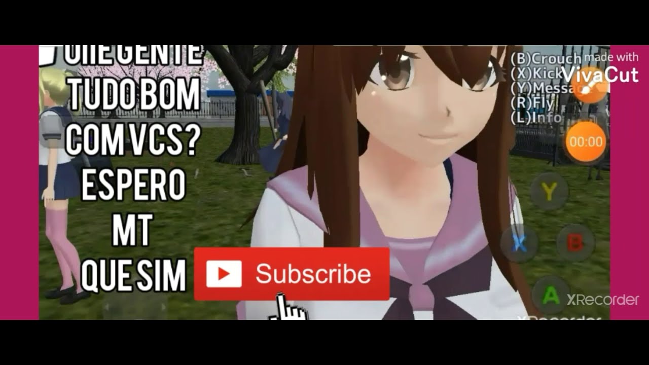 🐙🍡como Fazer O Seu Cabelo Mecher No School Girl Simulator Simples E