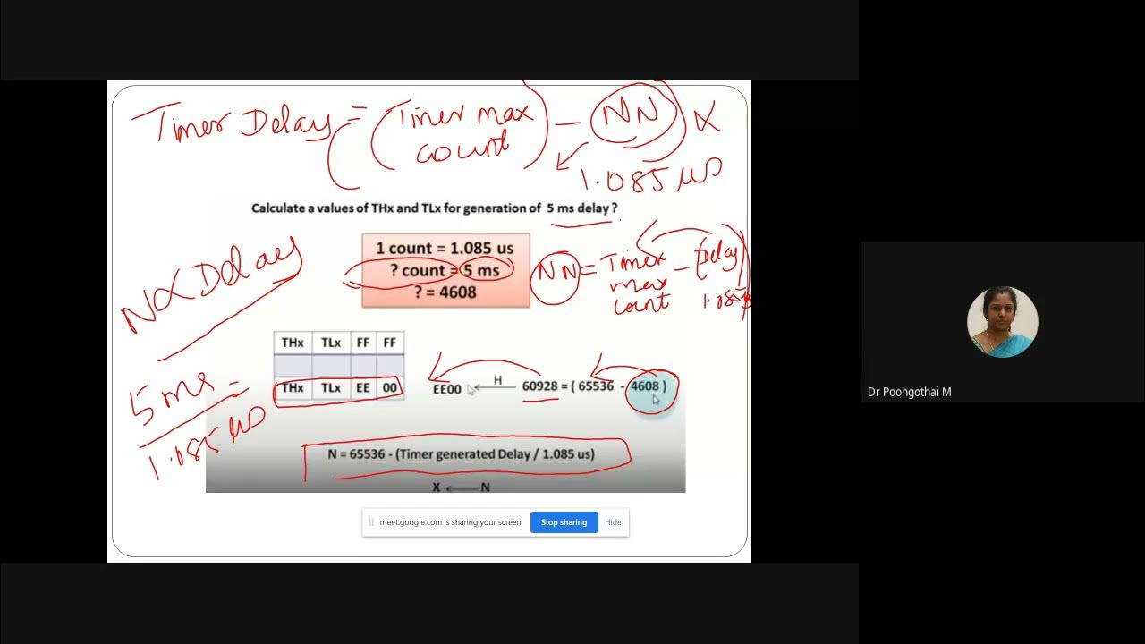 8051 Timer Mode 1 Programming with delay calculation - YouTube