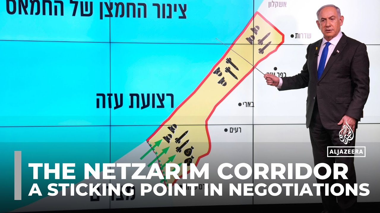 The Netzarim corridor: A sticking point in negotiations - YouTube