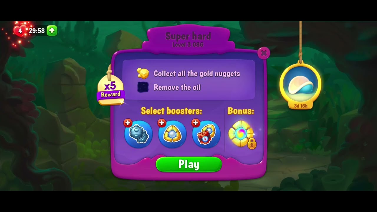 Fishdom gameplay level 3086 success win - YouTube