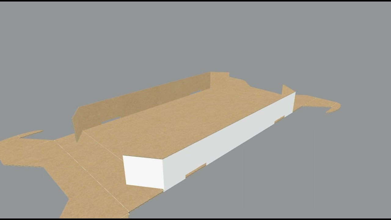 PDQ Seamless bottom side mortise lock display box【3D display animation ...