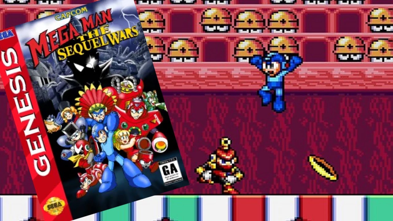 Mega Man: The Sequel Wars (Mega Man 4) no Sega Genesis - YouTube