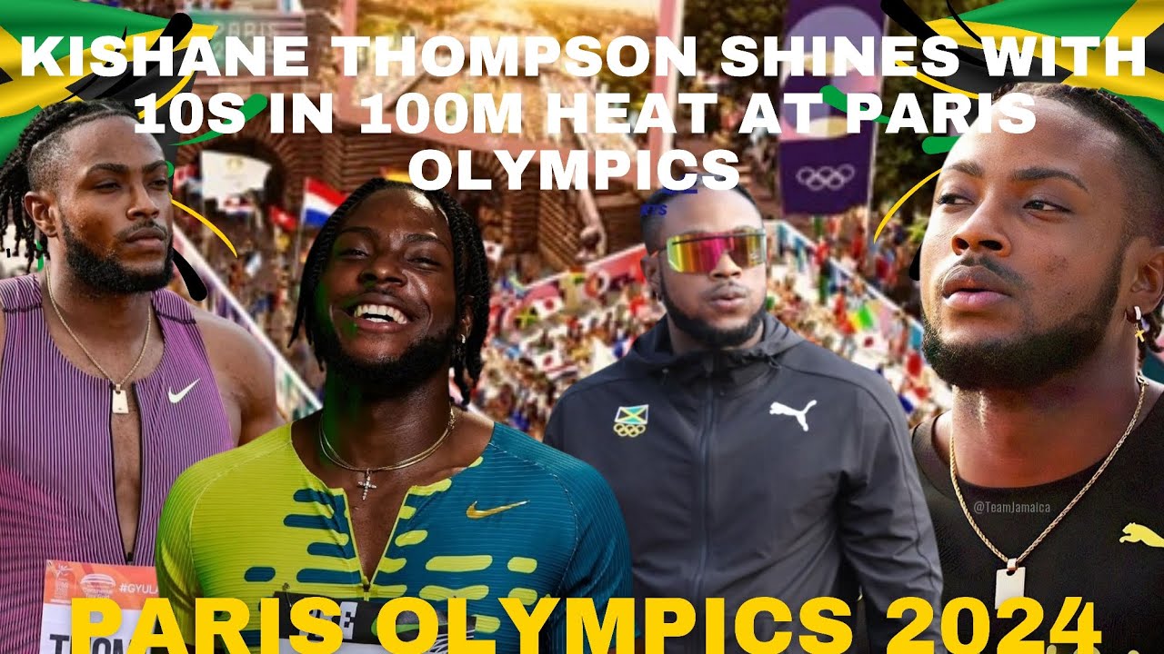 Kishane Thompson Shines with 10s in 100m Heat at Paris Olympics - Semi ...