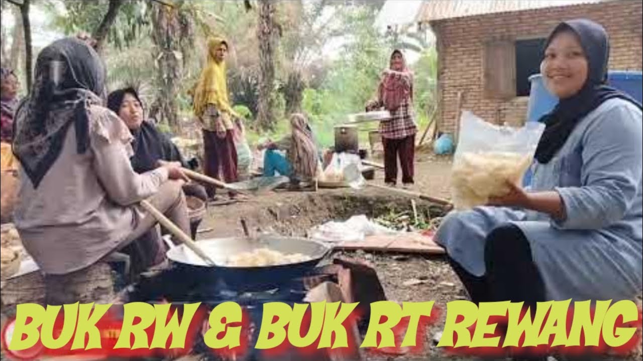 Rewang tradisi adat Jawa kampung Rejosari DS sarimulya blok f sitiung 2 ...