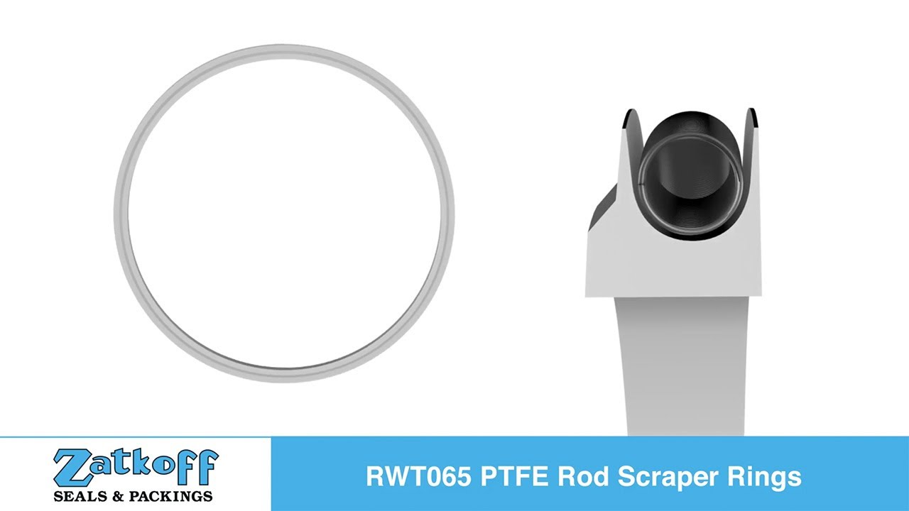 RWT065 PTFE Rod Scraper Rings - YouTube