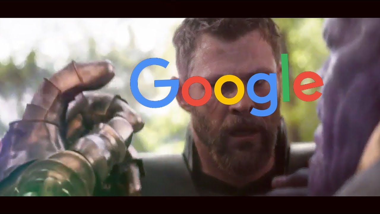 Thanos easter egg GOOGLE - Avengers Endgame NO SPOILER - YouTube