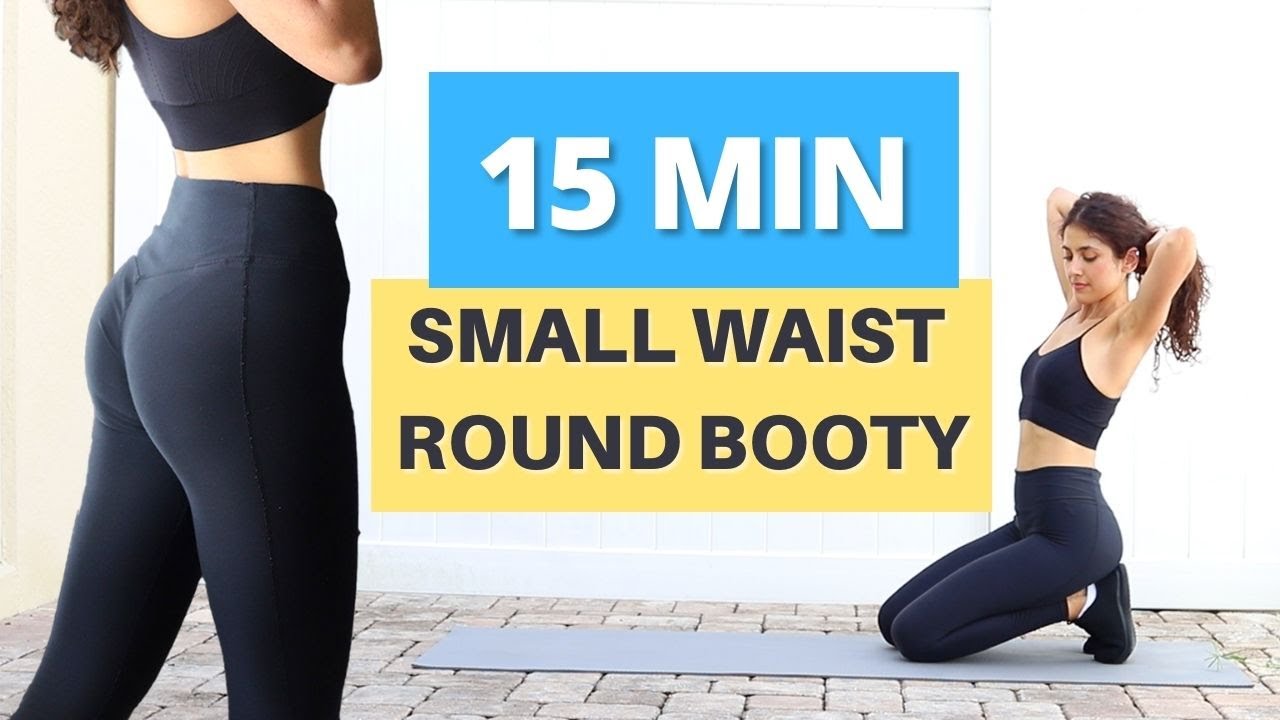 15 Min Small Waist And Round Butt Hourglass Workout At Home No
