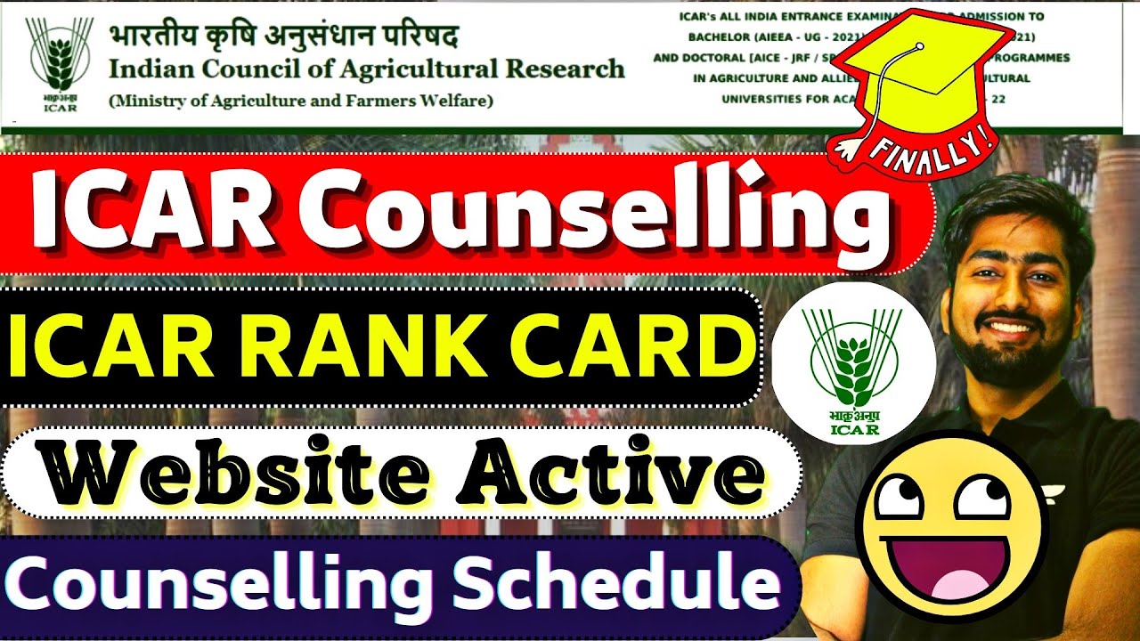 Finally!🥳 ICAR Rank Card Official Update | ICAR Website Active Now ...