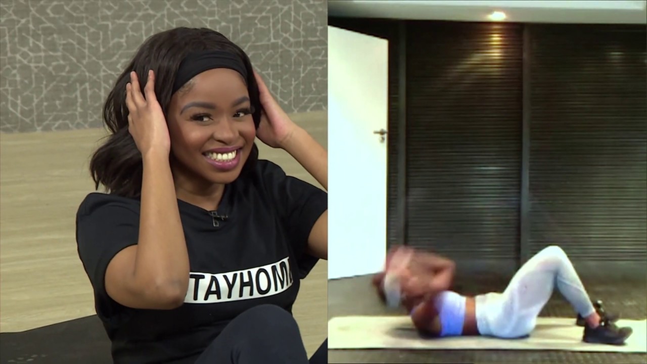 Interview and Fitness Demo with Mapule Ndhlovu | Afternoon Express | 20 ...