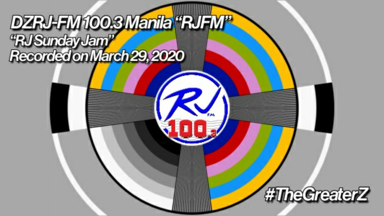 The Greater Z's Radio Airchecks: DZRJ-FM “100.3 RJFM” - RJ Sunday Jam ...