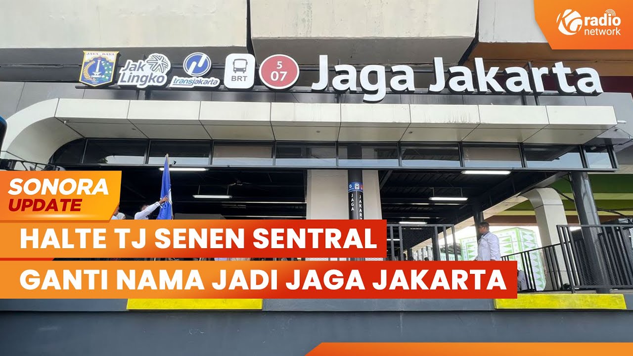 Pramono Resmikan Halte TJ, Ganti Nama Senen Sentral jadi Jaga Jakarta ...