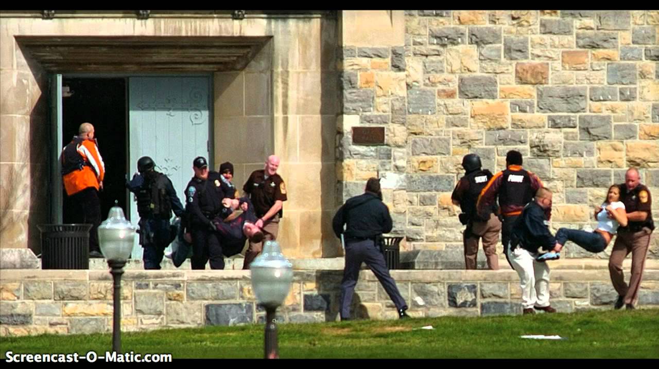 Virginia Tech Shooting - 2 Shot Dead at Va Tech - YouTube