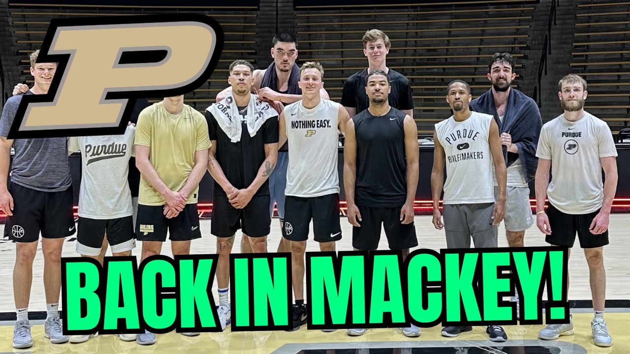 Zach Edey, Mason Gillis, And Ethan Morton Back In Mackey Arena For ...