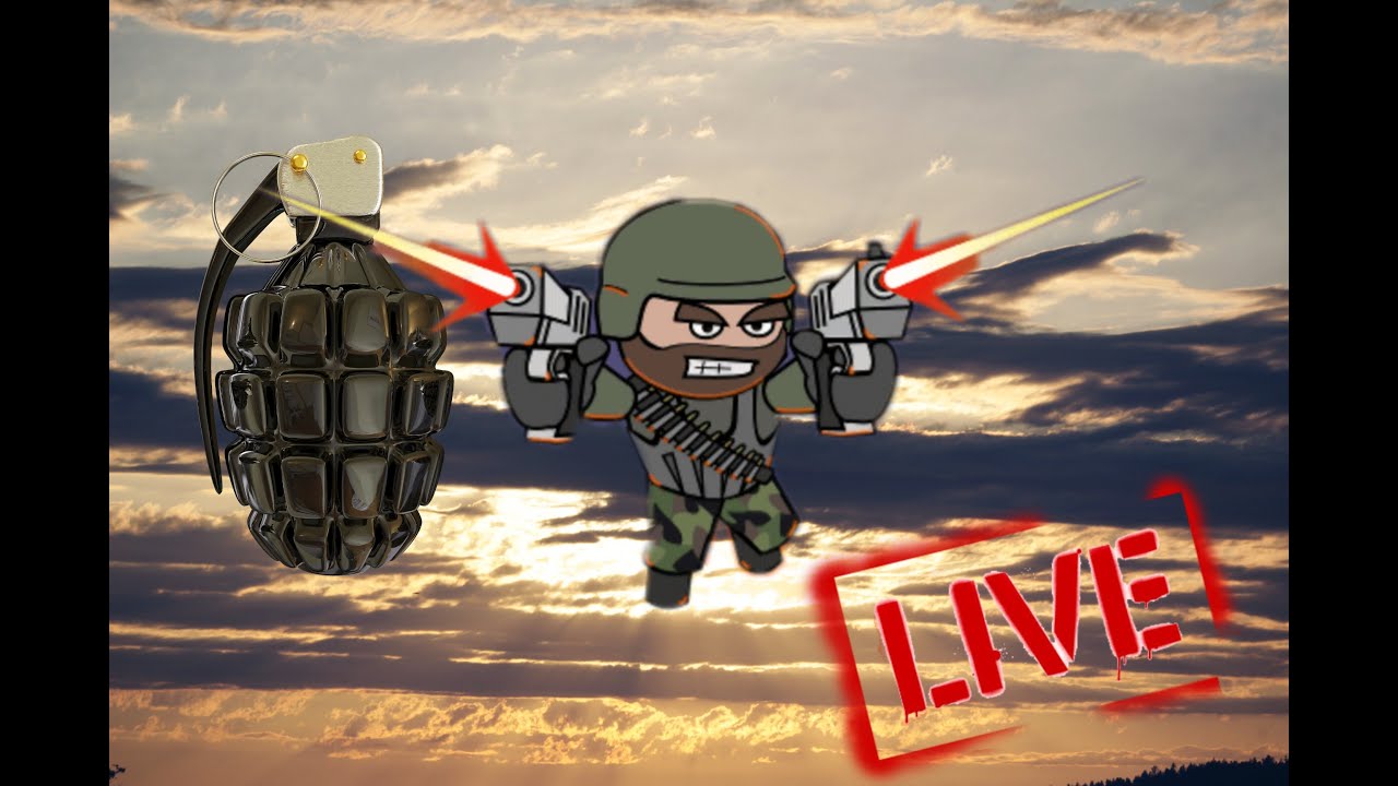 Mini Militia Live🥸 With BLUE B0Y 😍 - YouTube