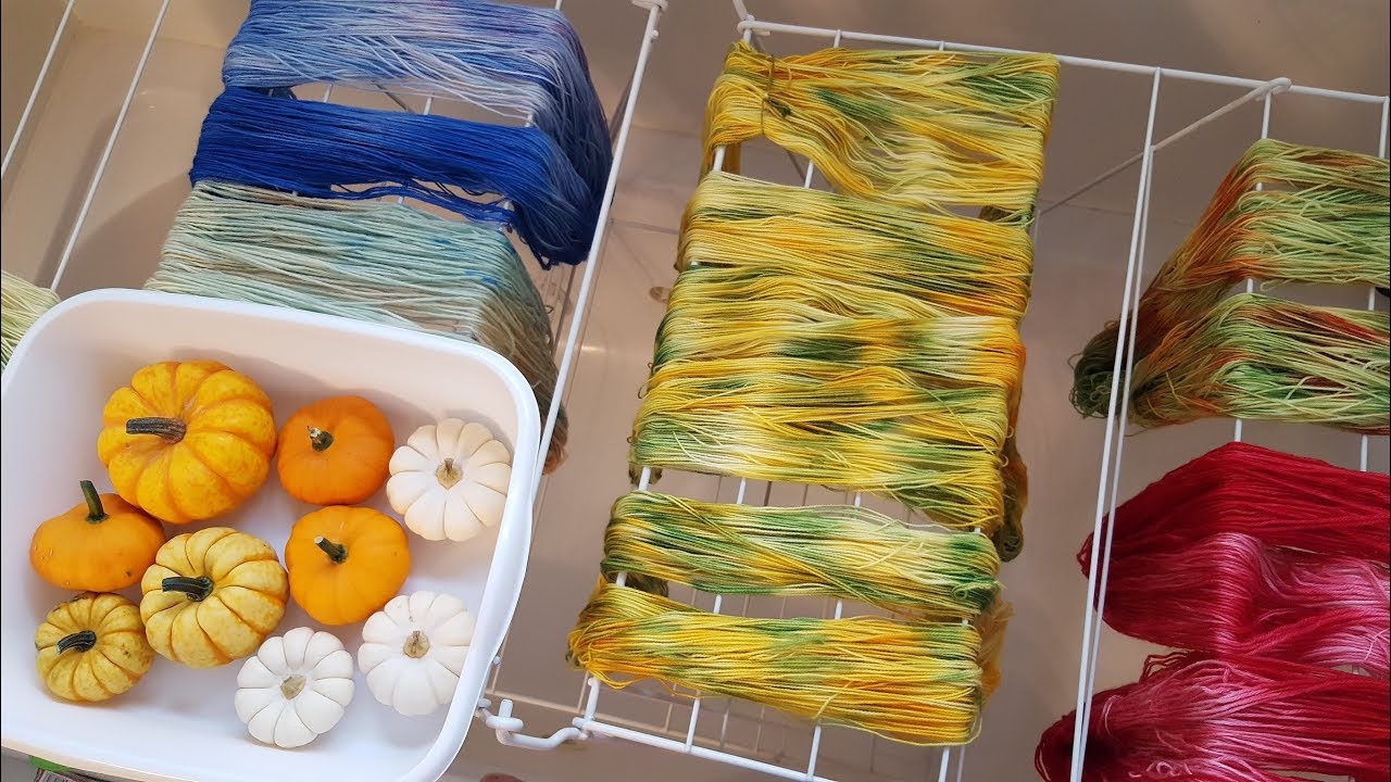 Mini-Recap from the "Pumpkin Tree Inspiration" Dyeing Livestream 8/21 ...