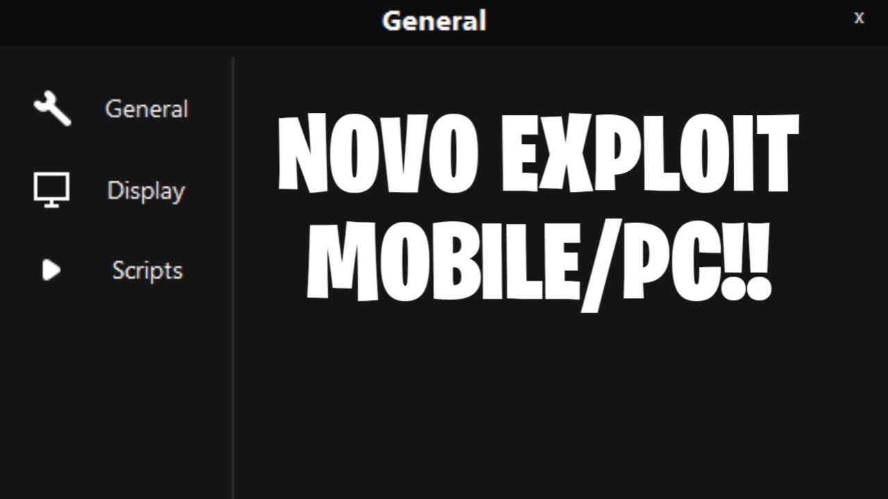 NOVO EXPLOIT MOBILE E PC QUASE LANÇANDO? | NOVO EXPLOIT ROBLOX EM ...