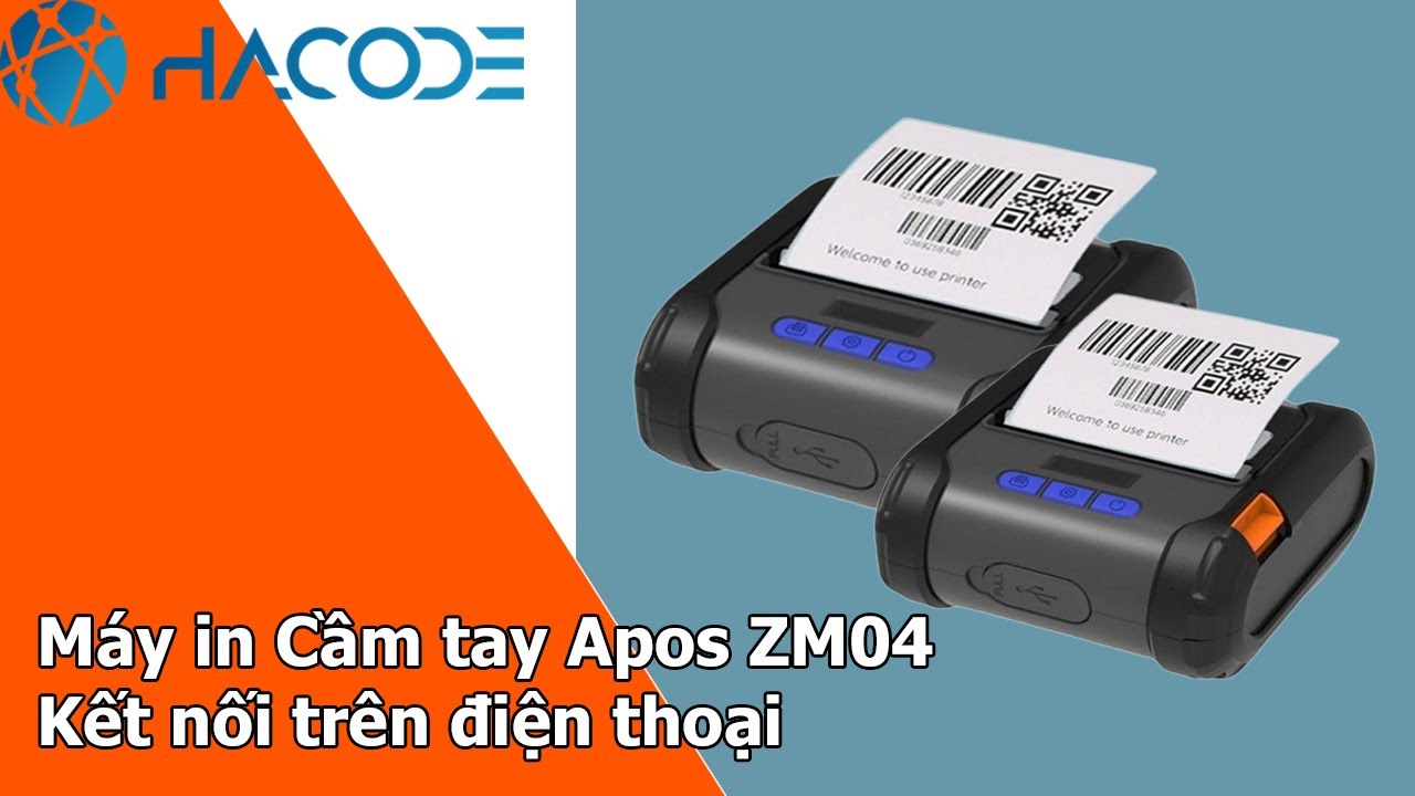 Hướng Dẫn kết nối máy in bill cầm tay APOS ZM04 bằng bluetooth trên điện thoại. - YouTube