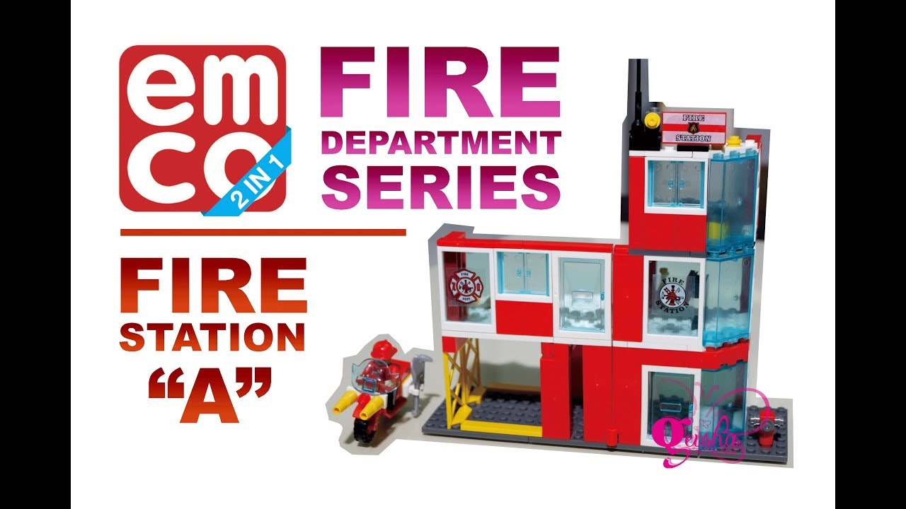 EMCO BRIX 8680 - Fire Station A (Fire Department Series) - YouTube