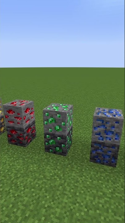 what is the rarest block in MINECRAFT? - YouTube