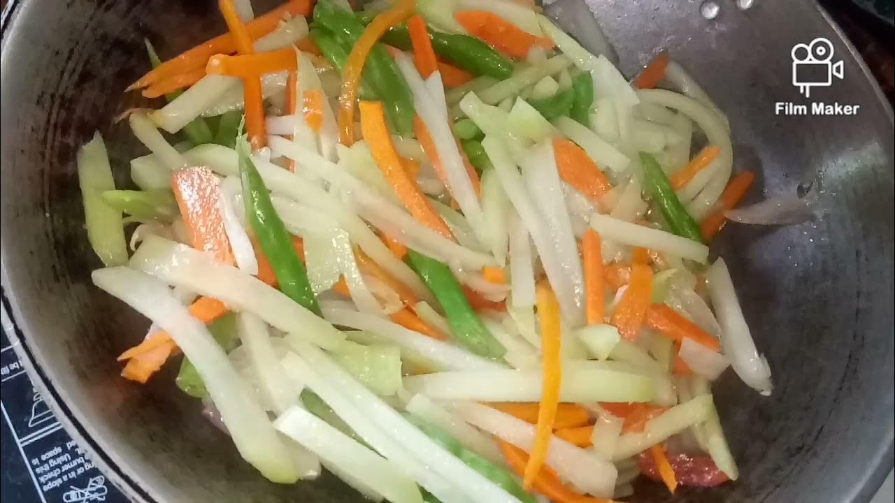 paano magluto sari-saring GULAY AT FISHBALLs - YouTube