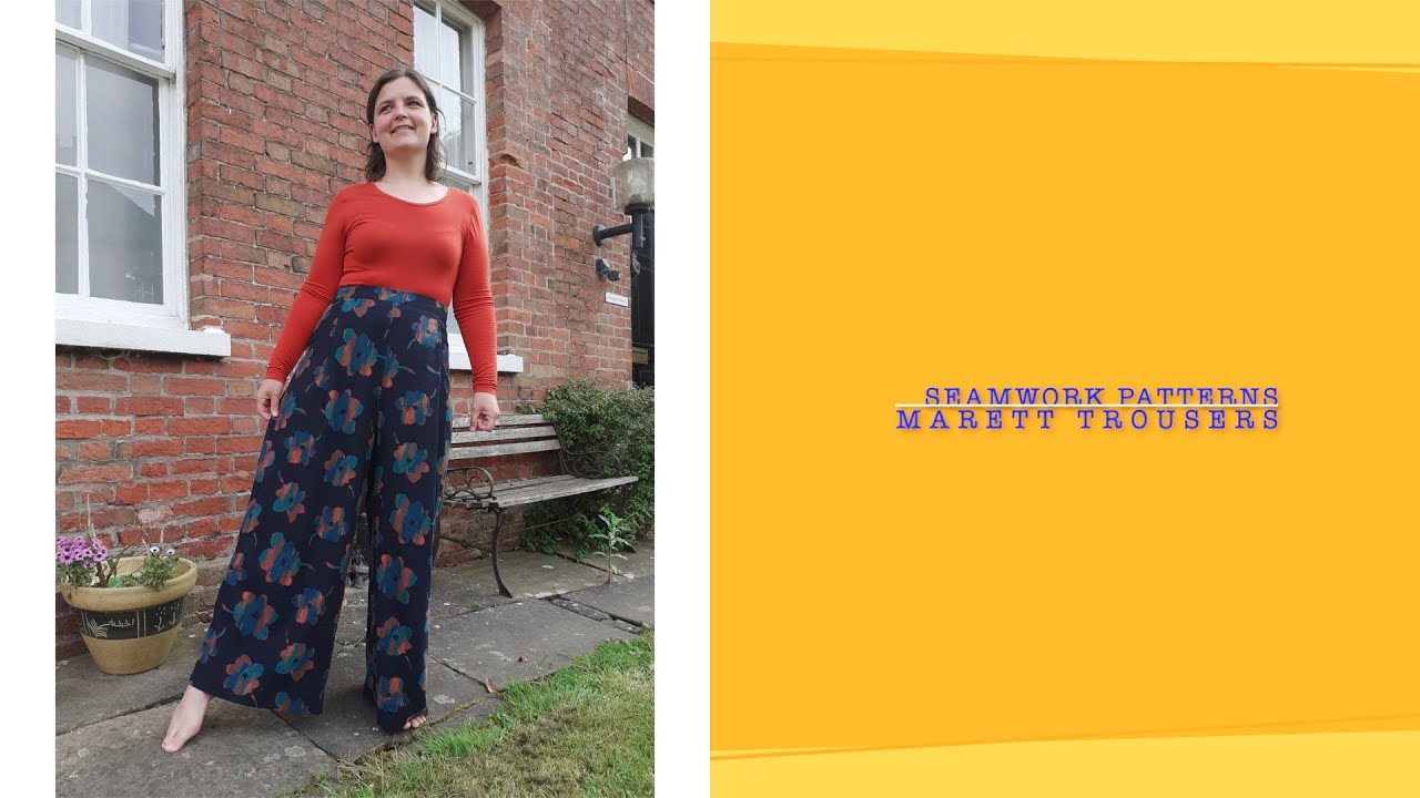 My makes - Marett Trousers by Seamwork Patterns - YouTube