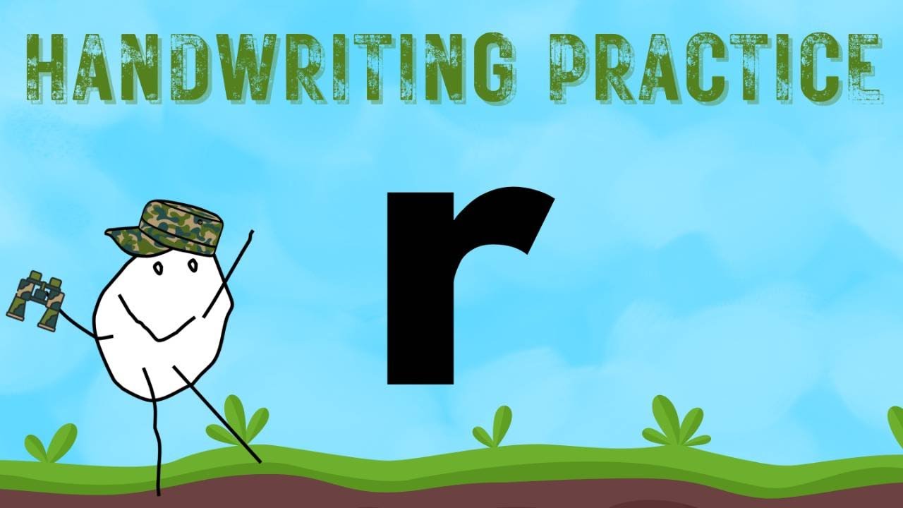 How to Write Lowercase Letter r - ABC Writing for Kids - Alpert ...