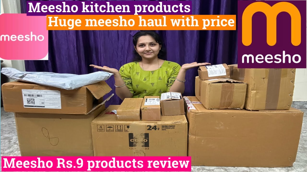 Huge meesho haul /kitchen products/lowest price kitchen products ...