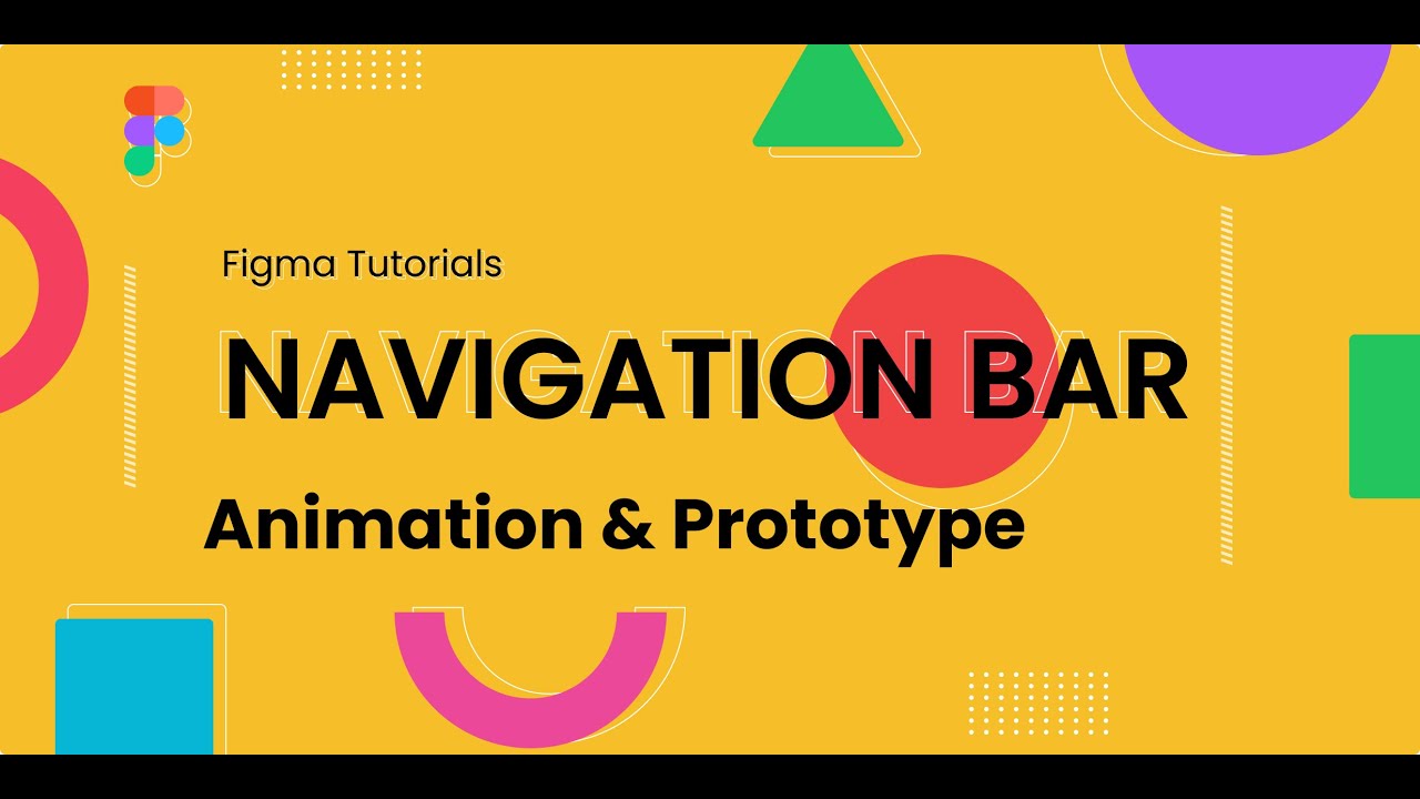 Navigation Bar Design, Animate and Prototype in Figma #figmatutorial # ...