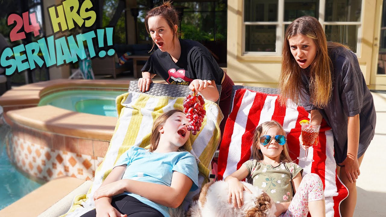 BEING A SERVANT TO MY FAMILY FOR 24 HRS!! - YouTube