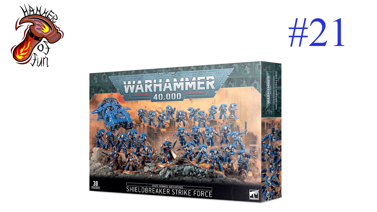 Обзор наборов Warhammer 40000, выпуск 21: Space Marines Shieldbreaker ...