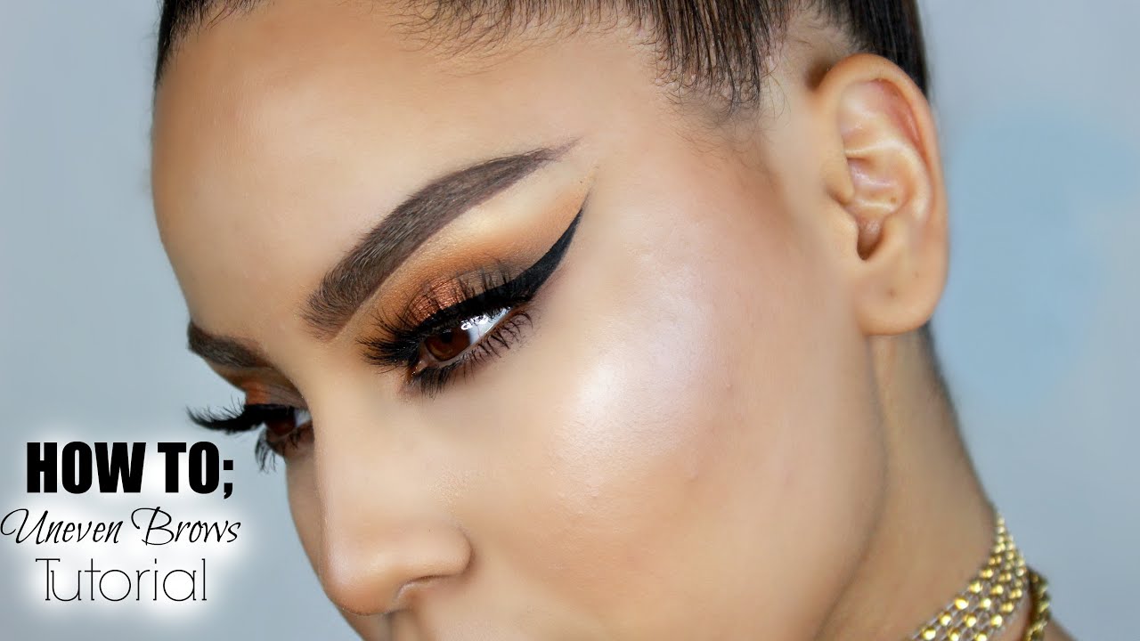 UNEVEN BROW TIPS AND TRICKS | Brow Tutorial In depth | Sahony Bourdier - YouTube