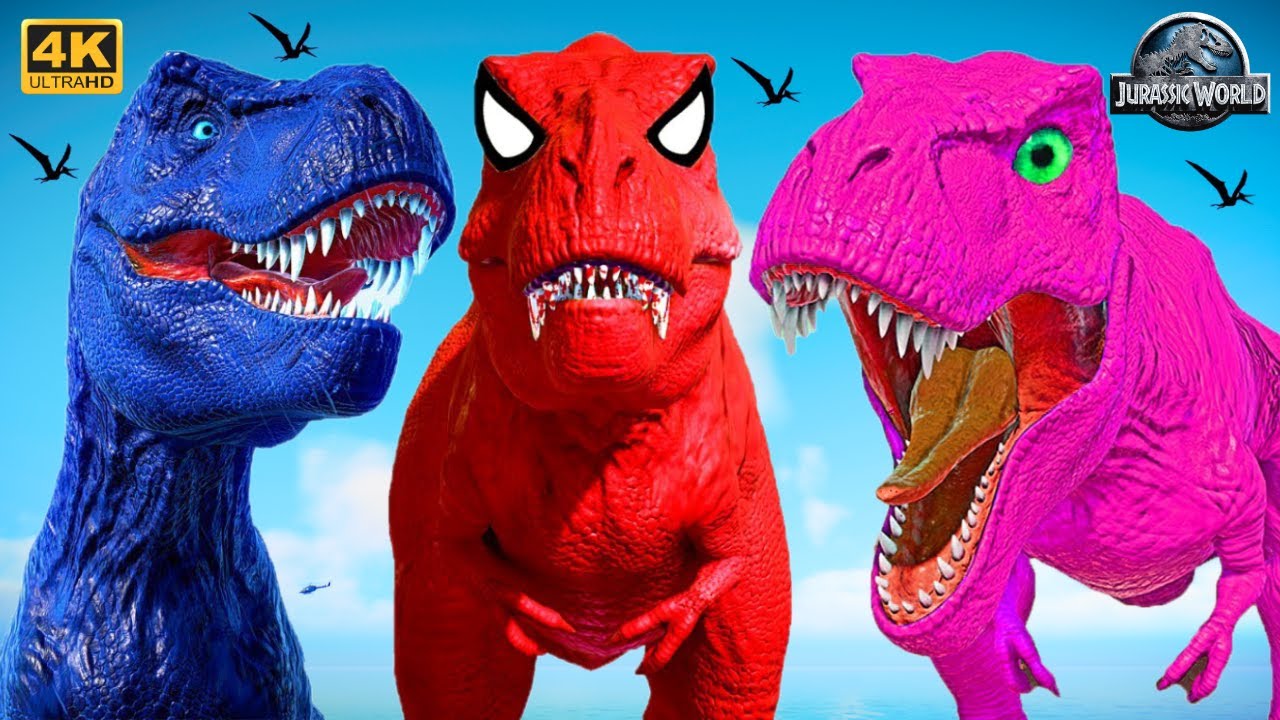 EVOLUTION OF DINOSAURS BRACHIOSAURUS, PTERODACTYL REX Megalodon Bites ...