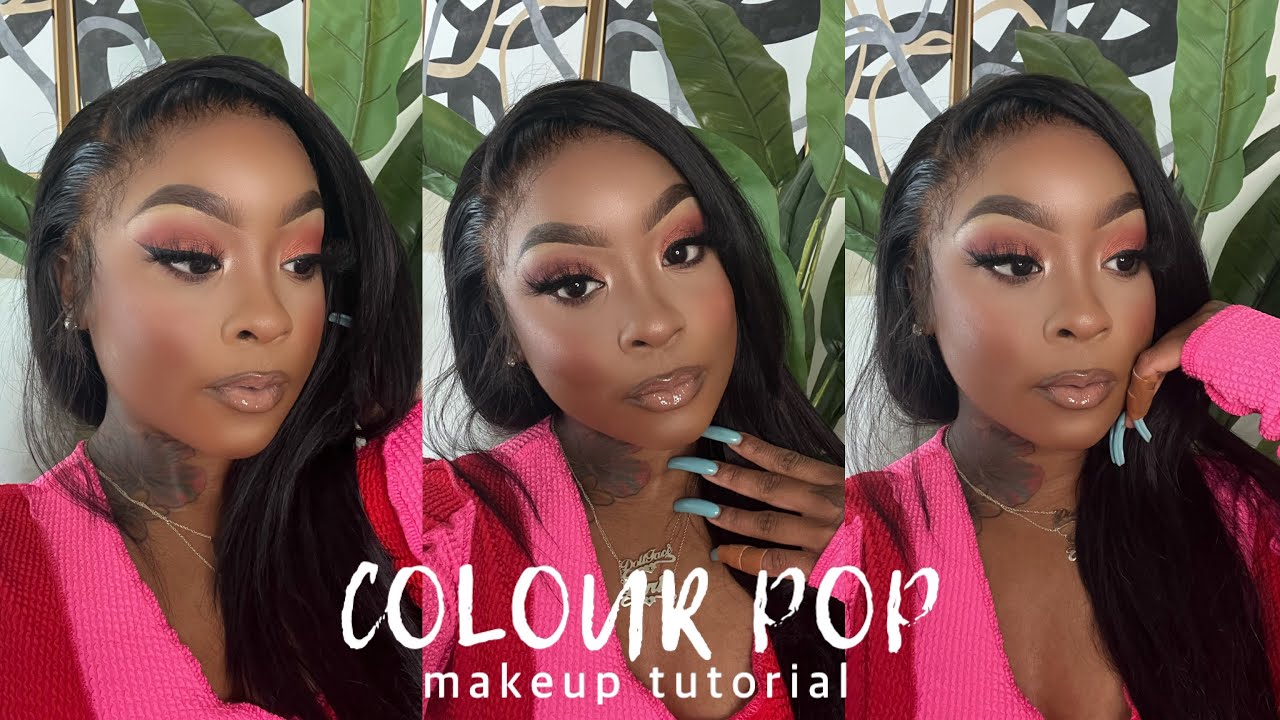 FULL COLOURPOP Makeup Tutorial | Summer Glow Literally Skin Finish ...