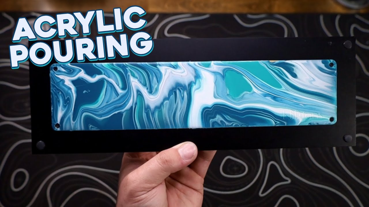 Painting my Custom Keyboard... - YouTube