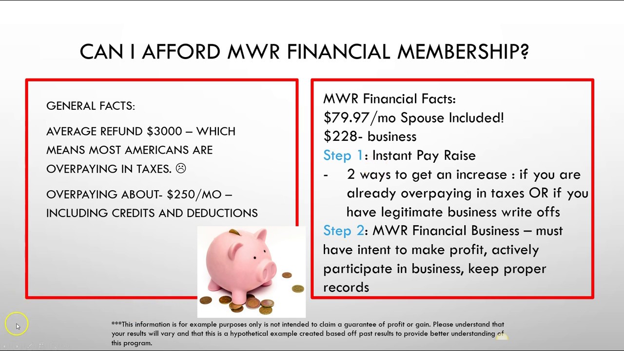 MWR Financial | Can I Afford MWR Financial Membership? - YouTube