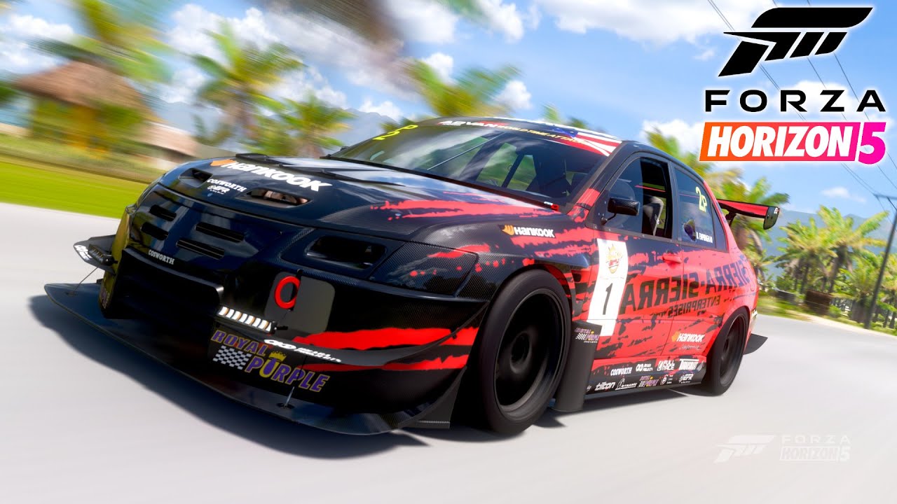 Probando el Mitsubishi Lancer EVO Time Attack - Forza Horizon 5 - YouTube