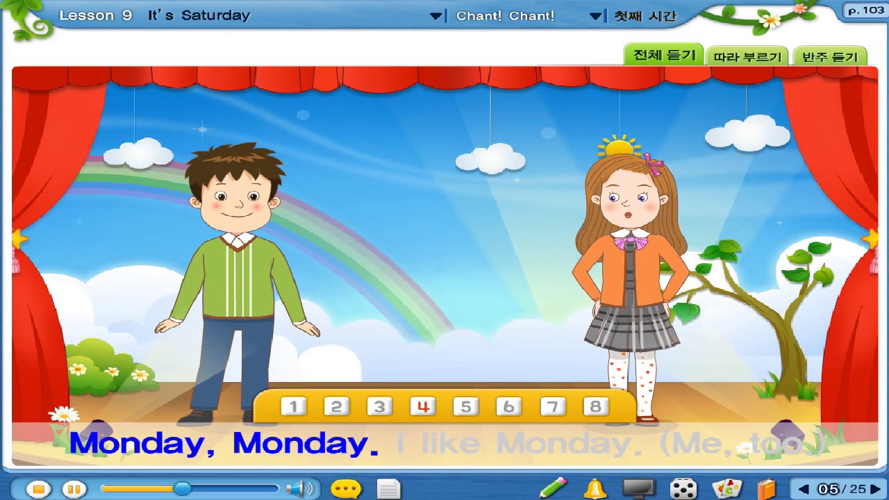 Lesson 9 What day is it today it's monday - YouTube