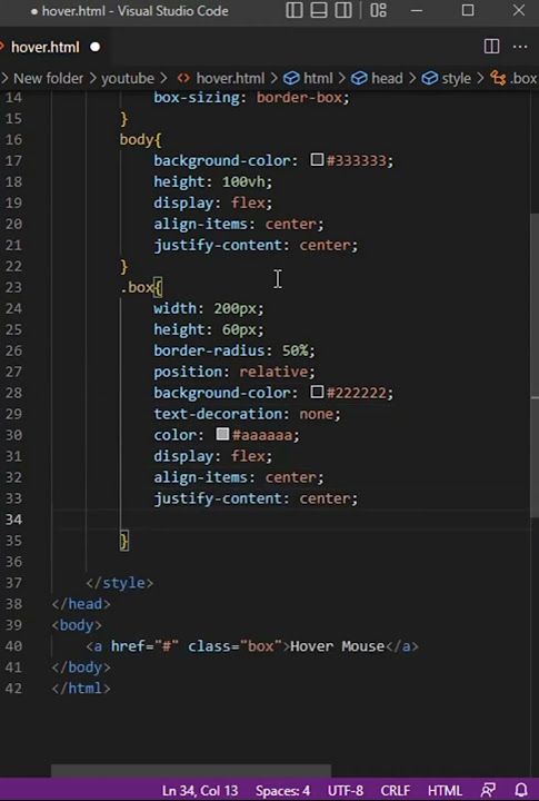 Button Hover Effect Html Css Css Html Javascript Shorts 9coding Youtube