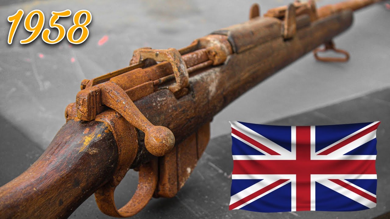 Restoration of a very rusty 1958 Rifle | Lee Enfield Restoration | Gun ...
