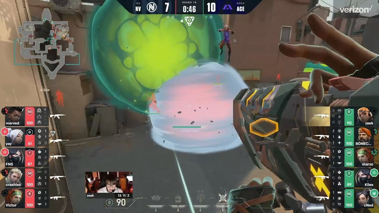 Raze ULT vs Jett ULT || Envy Yay vs ACEND Zeek || Valo Champions - YouTube