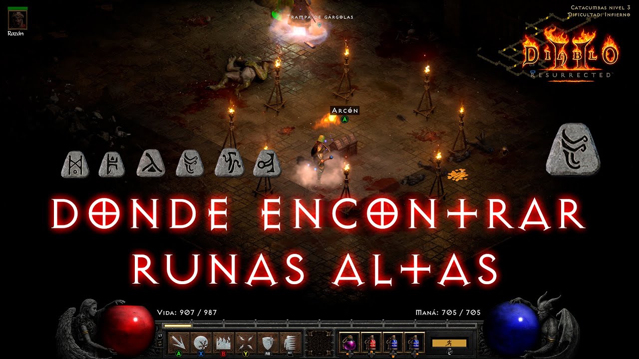 Donde encontrar Runas buenas en Diablo 2 Resurrected - YouTube