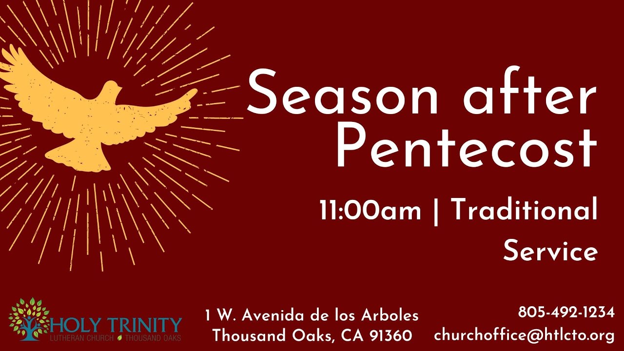 Fourth Sunday after Pentecost - Traditional Service - YouTube