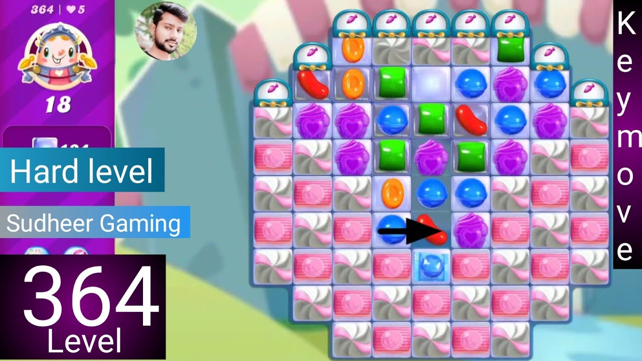 Candy crush saga level 364 । Hard level । No boosters । Candy crush 364 ...