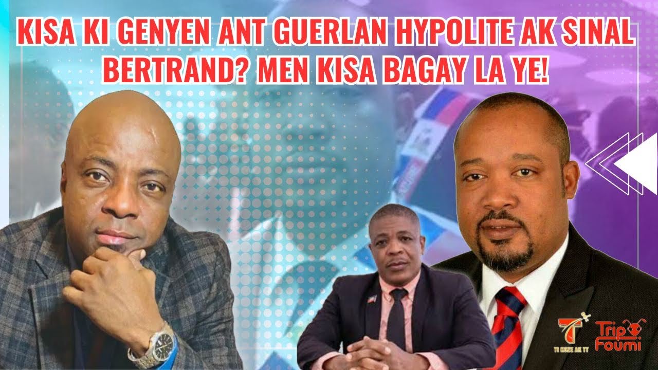 Zen an manke melanje ant jounalis Guerlan H. epi ansyen DP Sinal ...