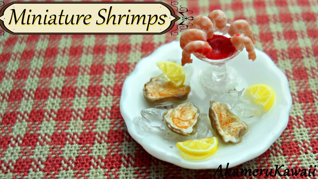 Miniature Shrimps - Polymer clay cane tutorial - YouTube