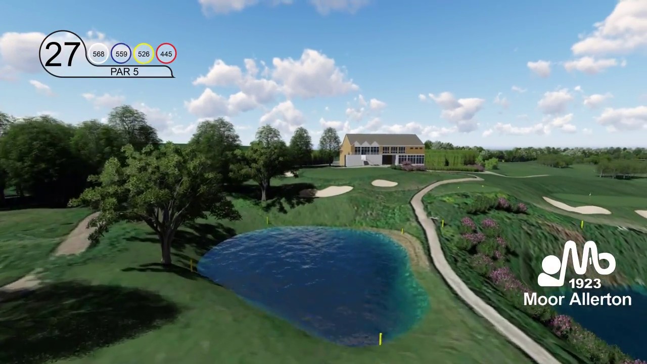 Moor Allerton Golf Course Flyovers - YouTube