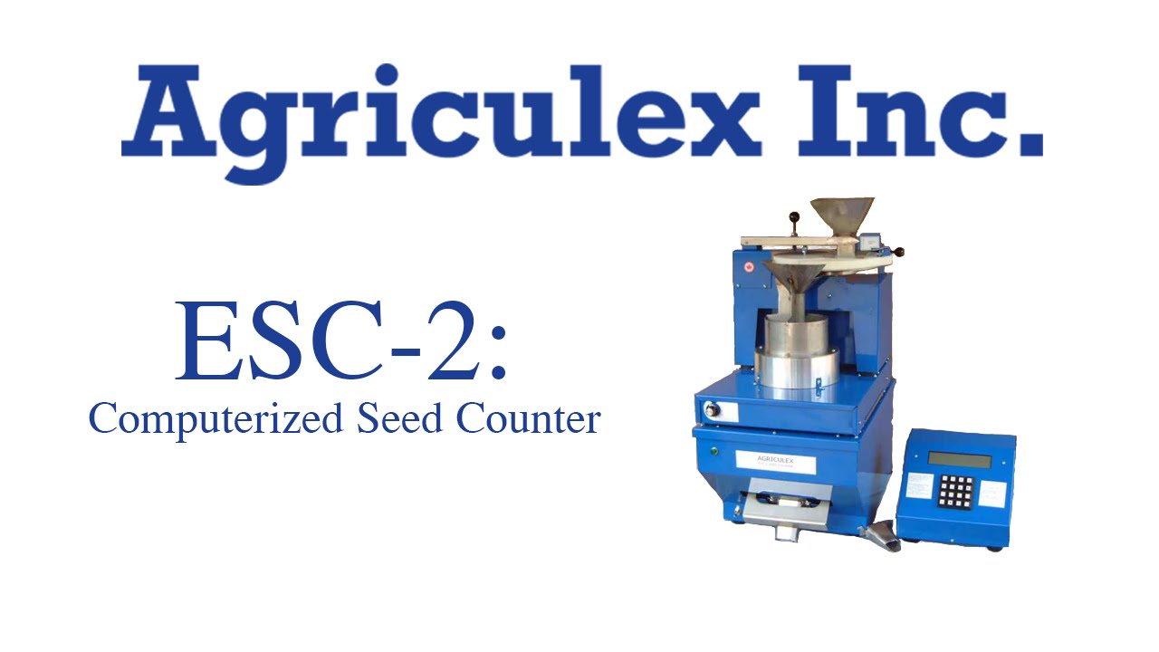 Agriculex ESC-2: Computerized Seed Counter - YouTube